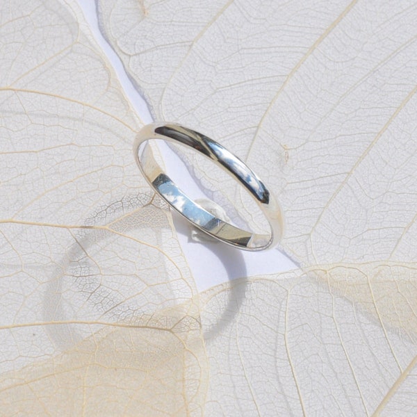 Shiny Silver Ring - Etsy