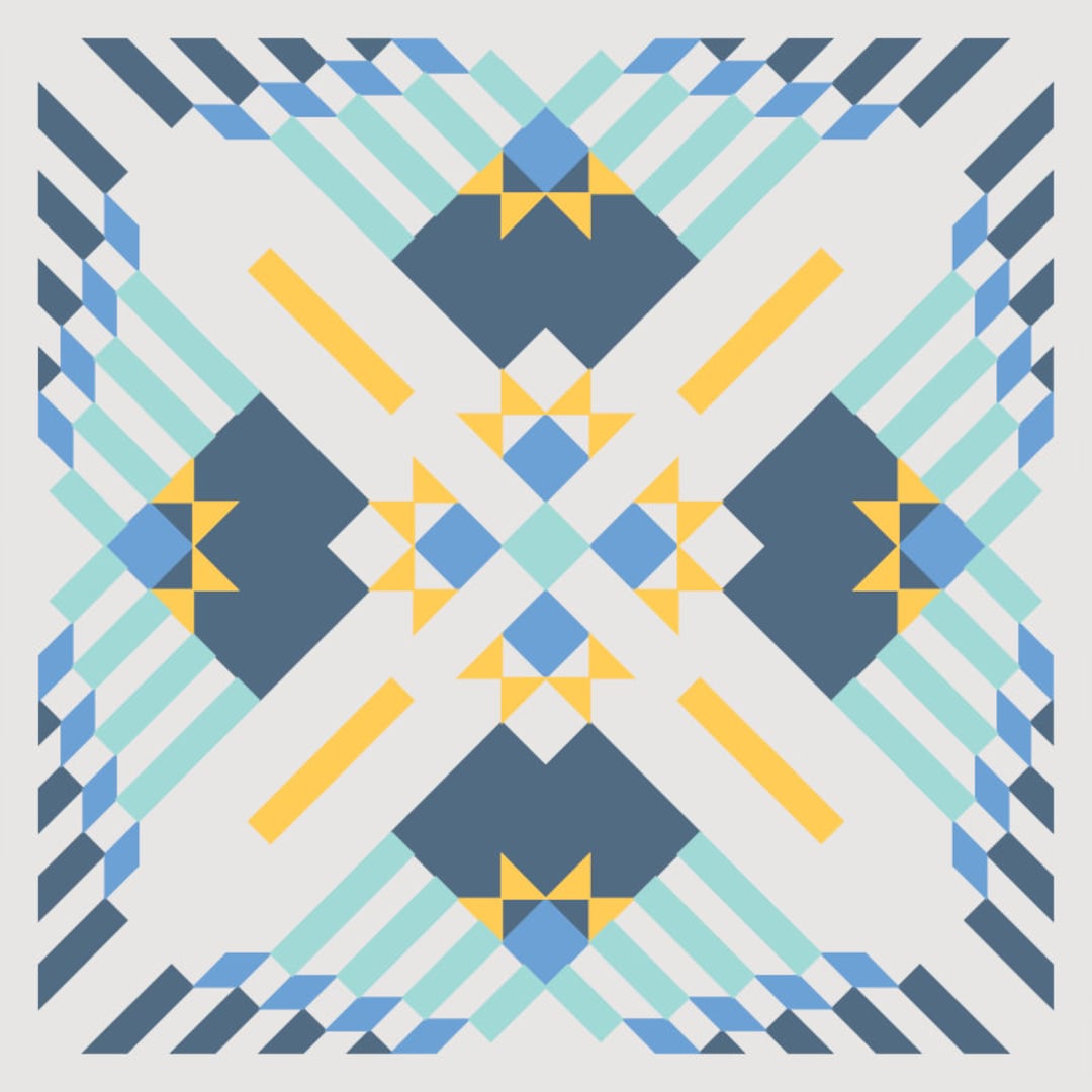 Nebulous Quilt Kit (light) in Art Gallery Fabrics - Throw Size ...