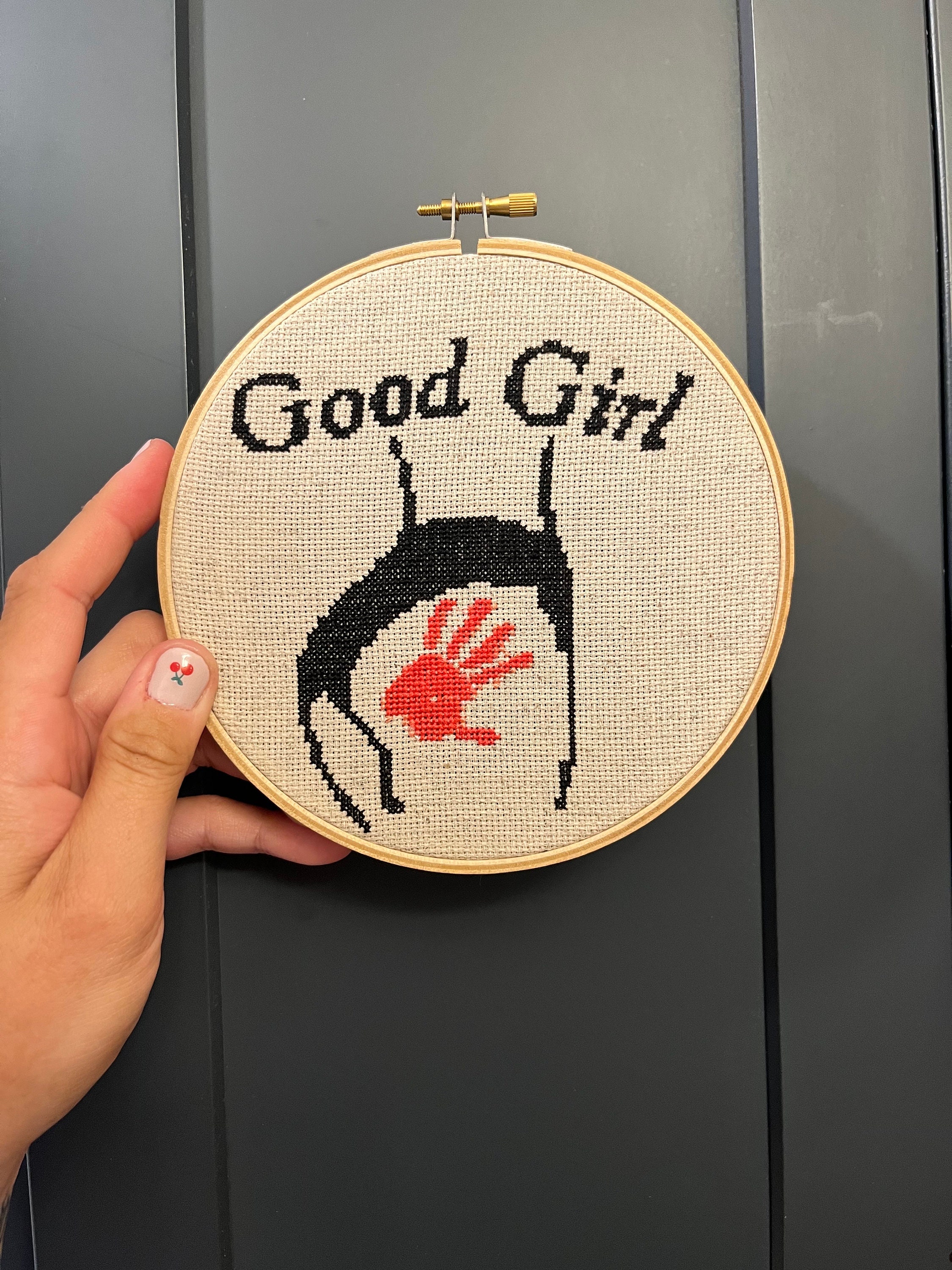 Good Girl Cross Stitch - Etsy