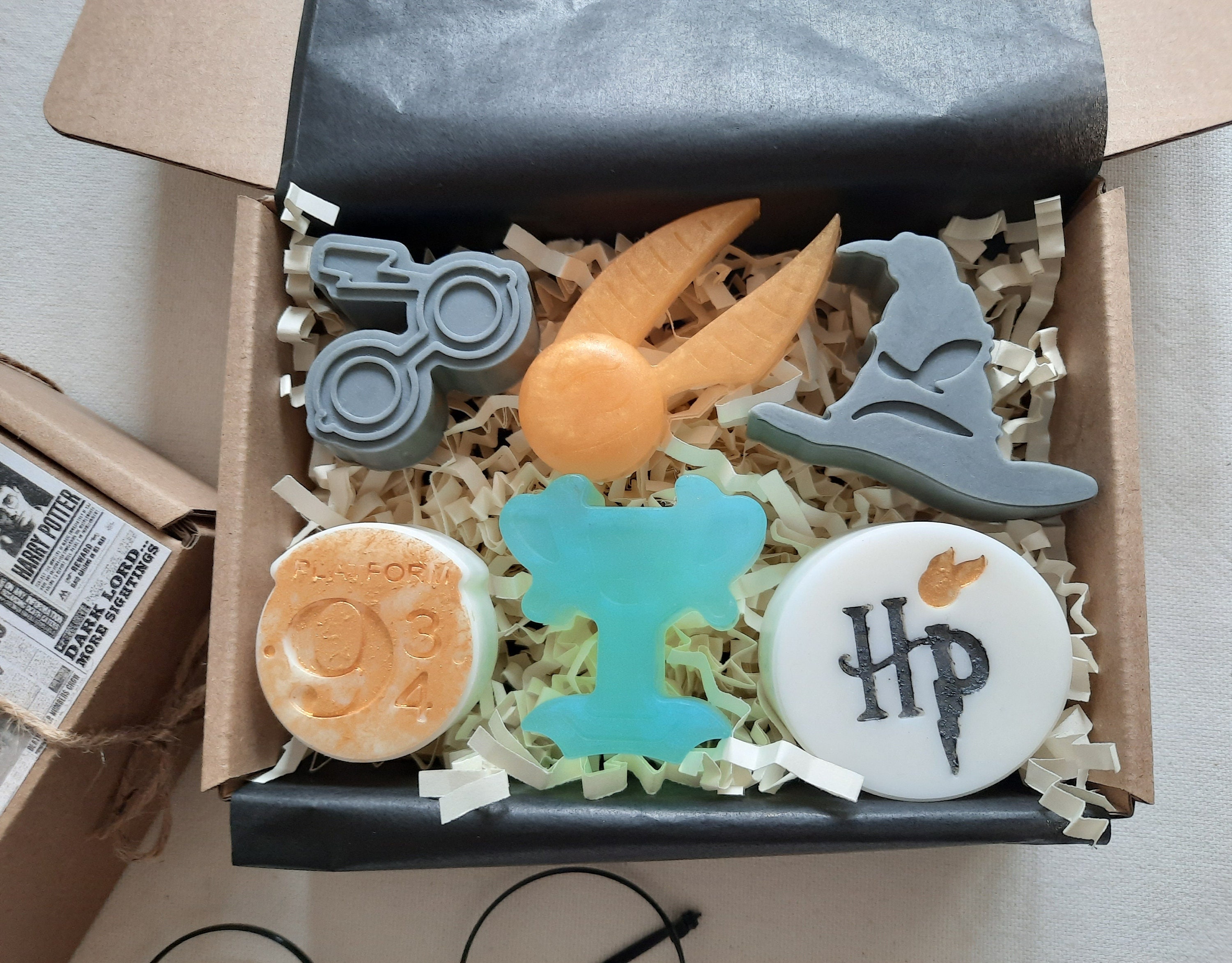 Harry Potter Soap Set Gift Set - Etsy UK