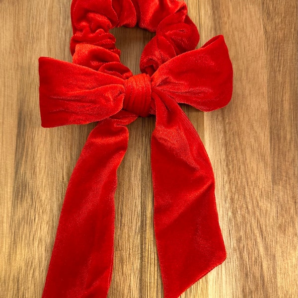 Bow Scrunchie - Etsy