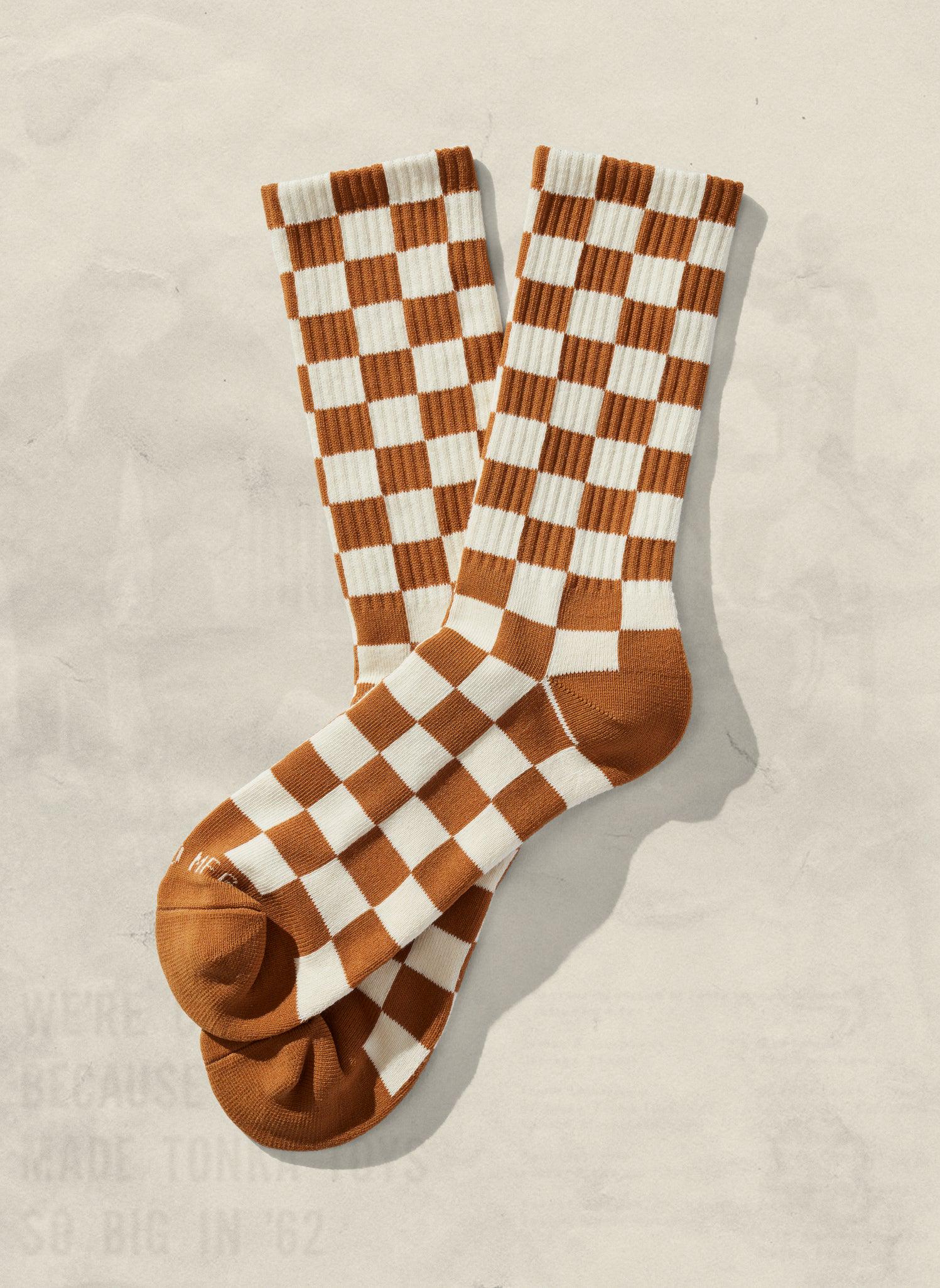 Checkered Crew Socks Streetwear Socks Skater Socks Unisex Fashion ...