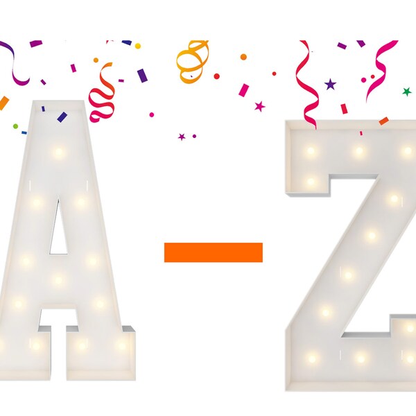 Big Light up Letters - Etsy