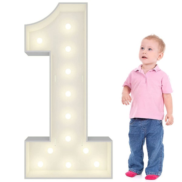 Light up Numbers - Etsy