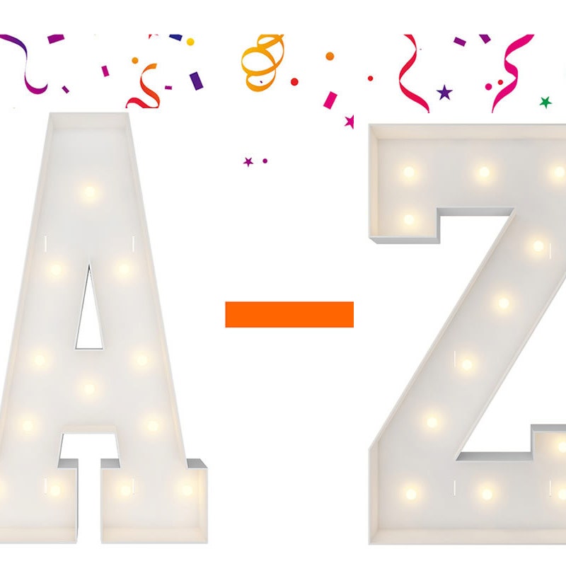 Large Light up Letters - Etsy