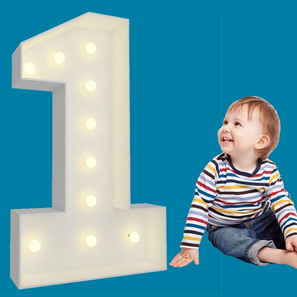 Marquee Numbers - Etsy