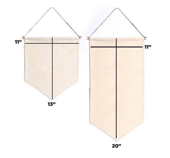 Custom printing on Custom size Pennant Banner Signs Home Décor Home ...