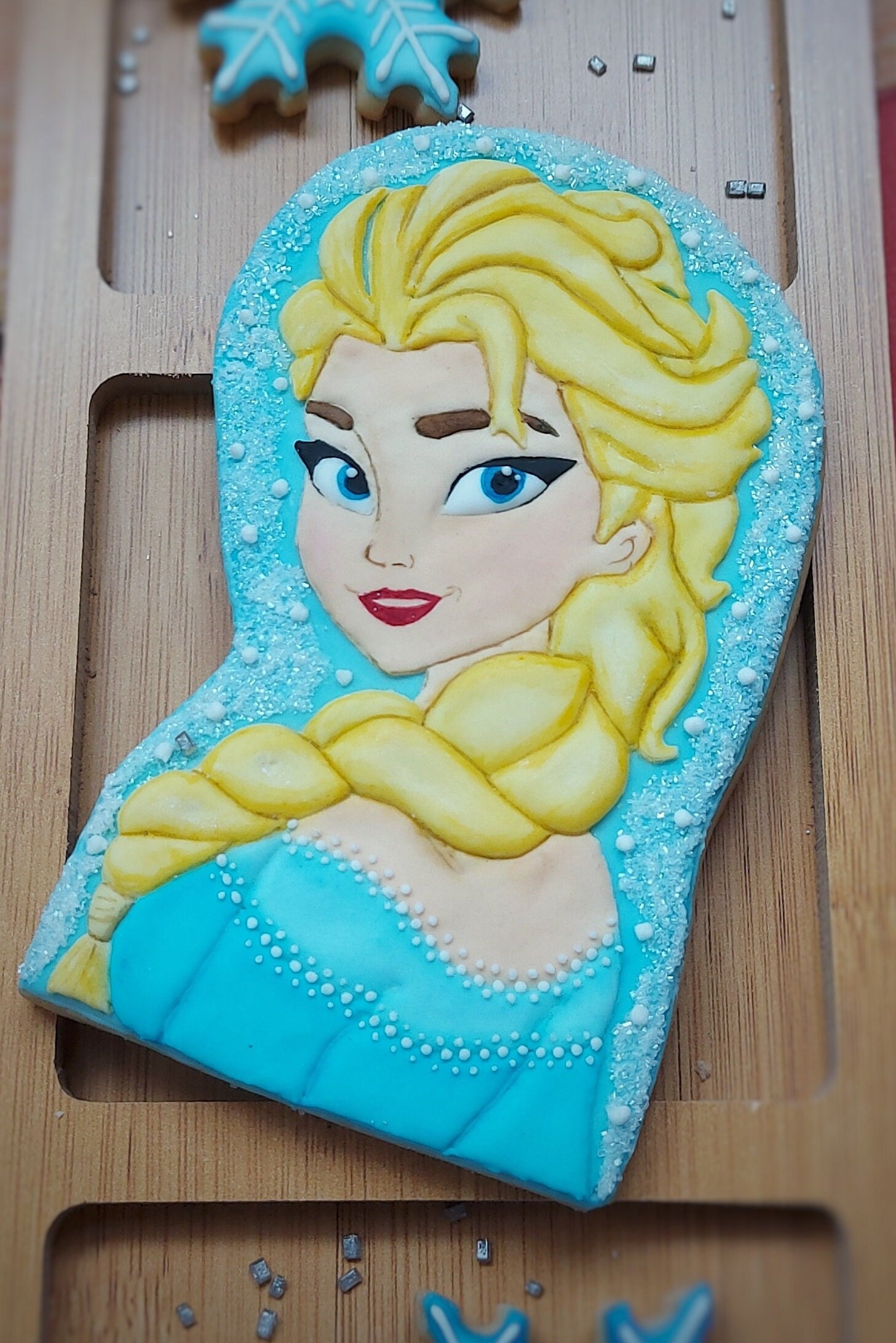 Elsa Cookie, Frozen - Etsy