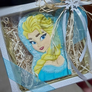Elsa Cookie, Frozen - Etsy