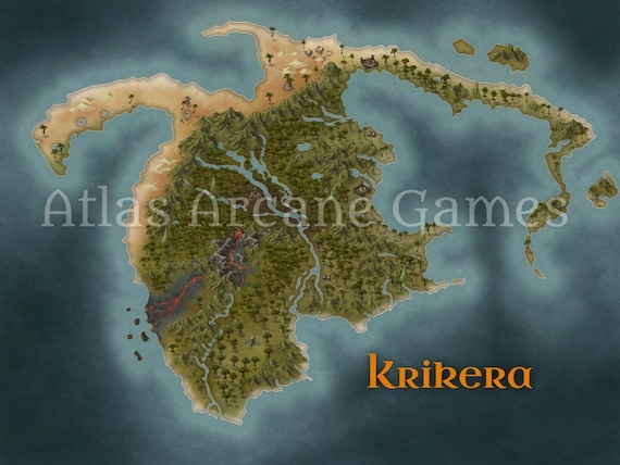 Home & Living CUSTOM MAP RPG Individual Map Instant Download Fantasy ...