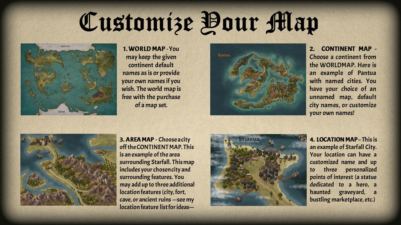 RPG Battle Map Swamp Village. Fantasy Role Playing Game, Instant ...