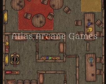 RPG Battle Map Swamp Village. Fantasy Role Playing Game | Etsy