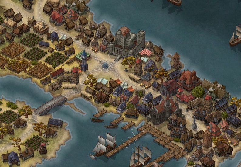 CUSTOM RPG Individual Map or World Sets. Fantasy Role Playing Game ...