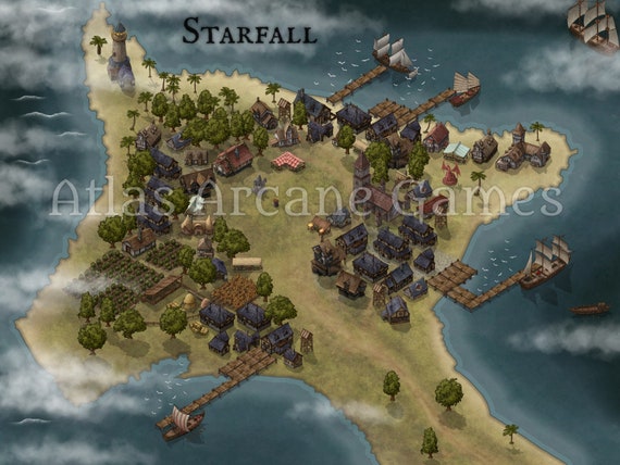 Home & Living CUSTOM MAP RPG Individual Map Instant Download Fantasy ...