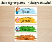 Crayon Cubby Label for Daycare or Prek, Editable in Canva - Etsy Canada