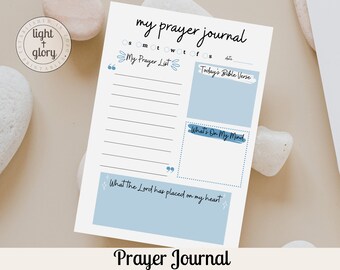 Prayer Journal Printable | Etsy