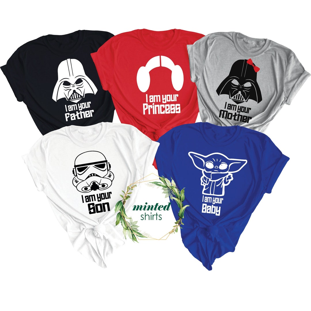 Star Wars Family Shirts, Family Star Wars Disney Shirts, Disney Star ...
