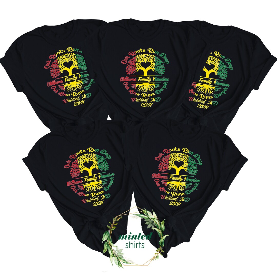 Custom Family Reunion T-shirts: Personalized Matching Vacation Shirts ...