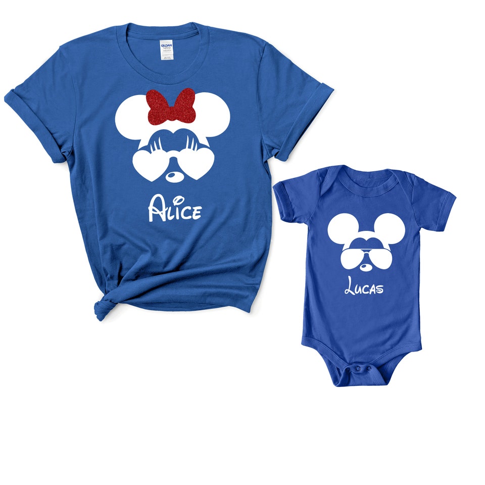 Disney Vacation Shirts, Mickey Minnie Aviator Shirt, Custom Disney ...