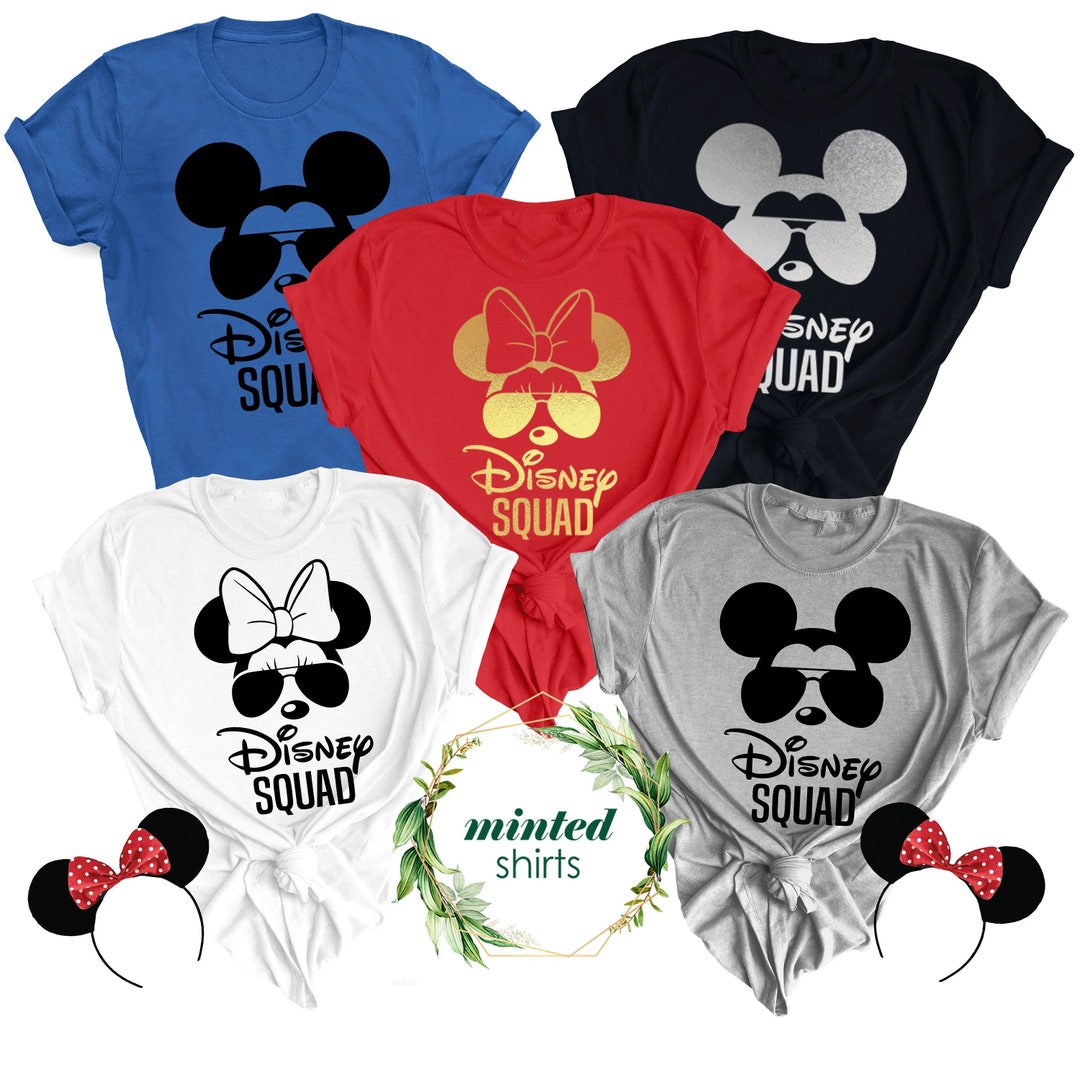 Disney Squad Shirts, Disney Shirts for Women, Disney Family Shirts ...