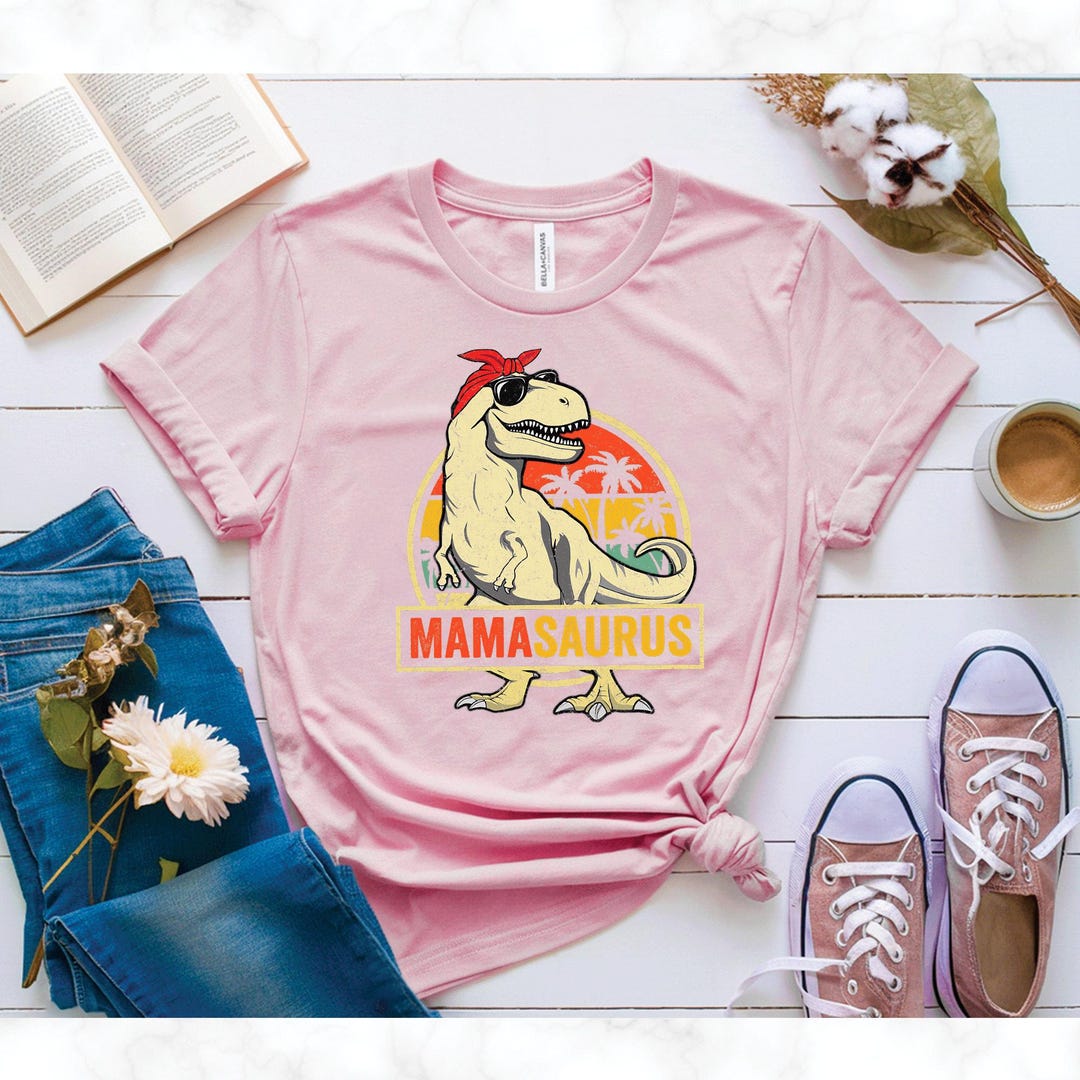 Mamasaurus Shirt, Daddysaurus Shirt, Mom Shirt, Mother's Day Shirt, Fun ...