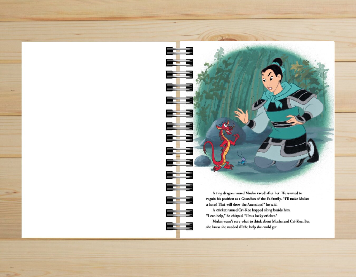 Mulan Little Golden Book Recycled Journal Notebook Storybook | Etsy