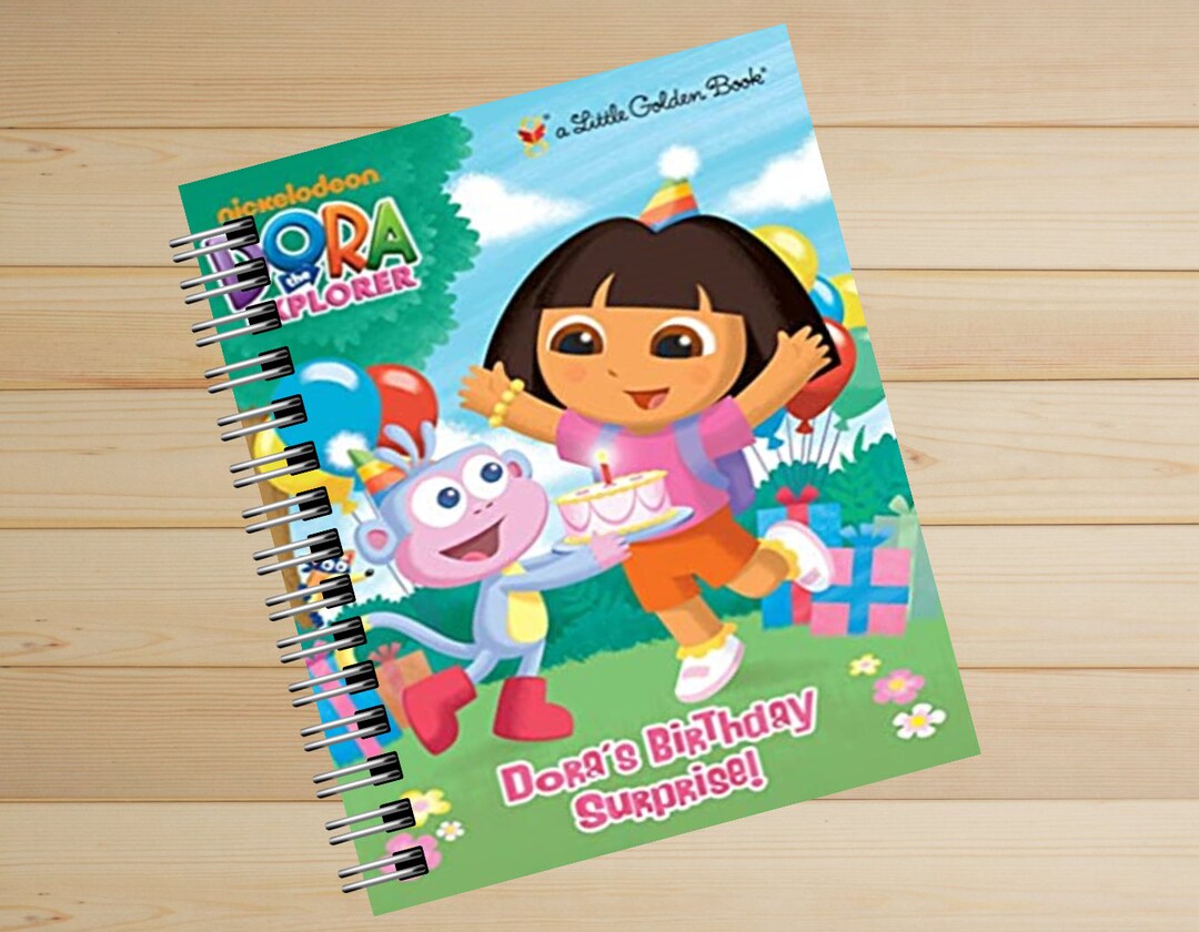 Dora the Explorer Little Golden Book Recycled Journal Notebook ...
