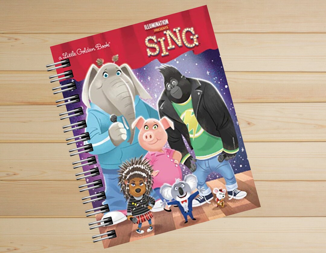 Sing Little Golden Book Recycled Journal Notebook, Storybook Journal ...