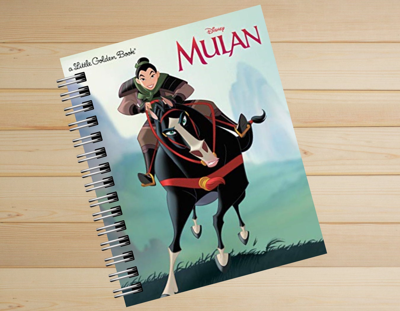 Mulan Little Golden Book Recycled Journal Notebook Storybook | Etsy