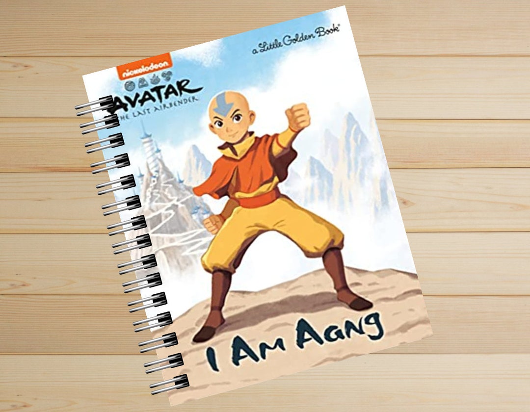 Avatar the Last Airbender Little Golden Book Recycled Journal Notebook ...
