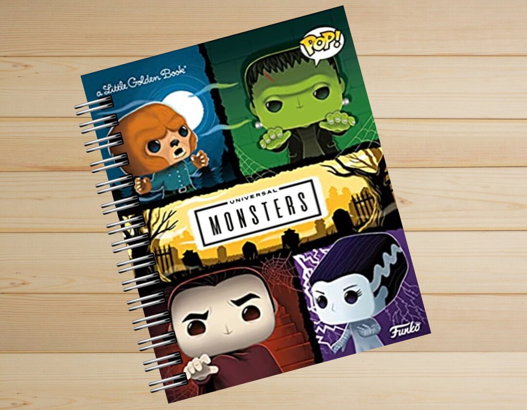 Universal Monsters Little Golden Book Recycled Journal Notebook ...