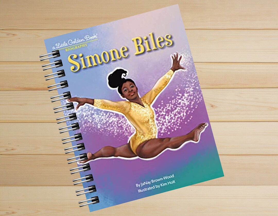 Simone Biles Little Golden Book Recycled Journal Notebook - Etsy