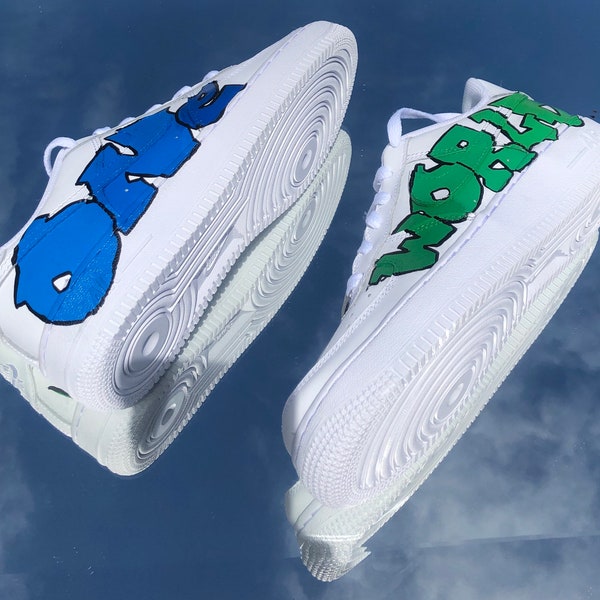 Custom Air Force 1 Graffiti - Etsy