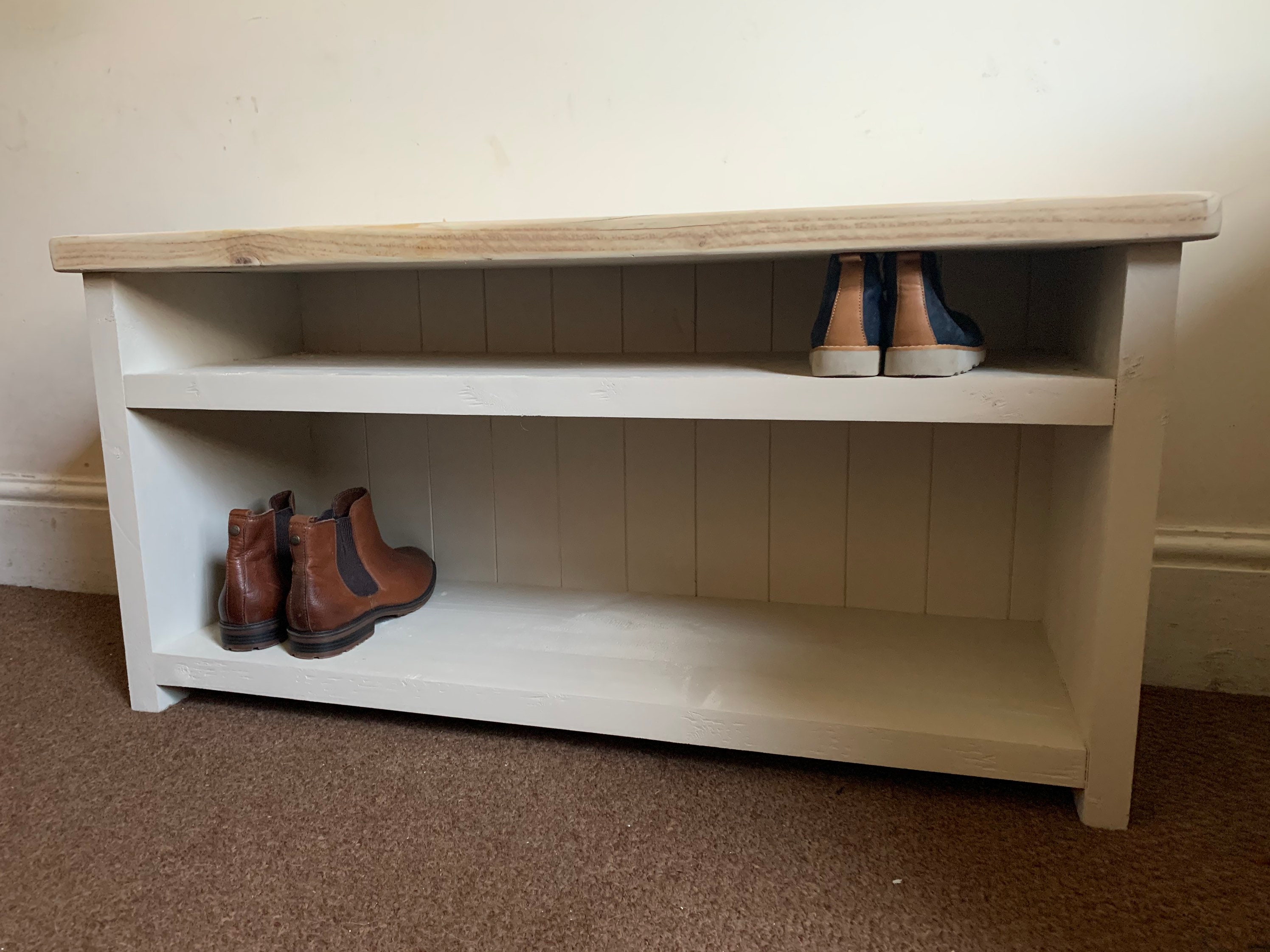 Handmade Shoe Storage Rustic Wooden New Home Gift - Etsy UK