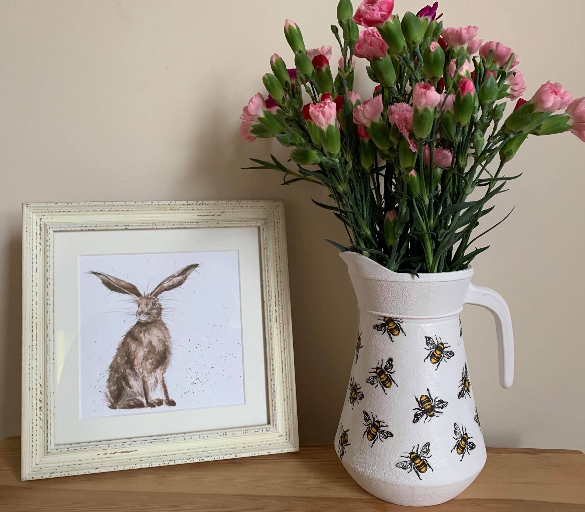 Handmade flower vase new home flower jug gift for mum | Etsy