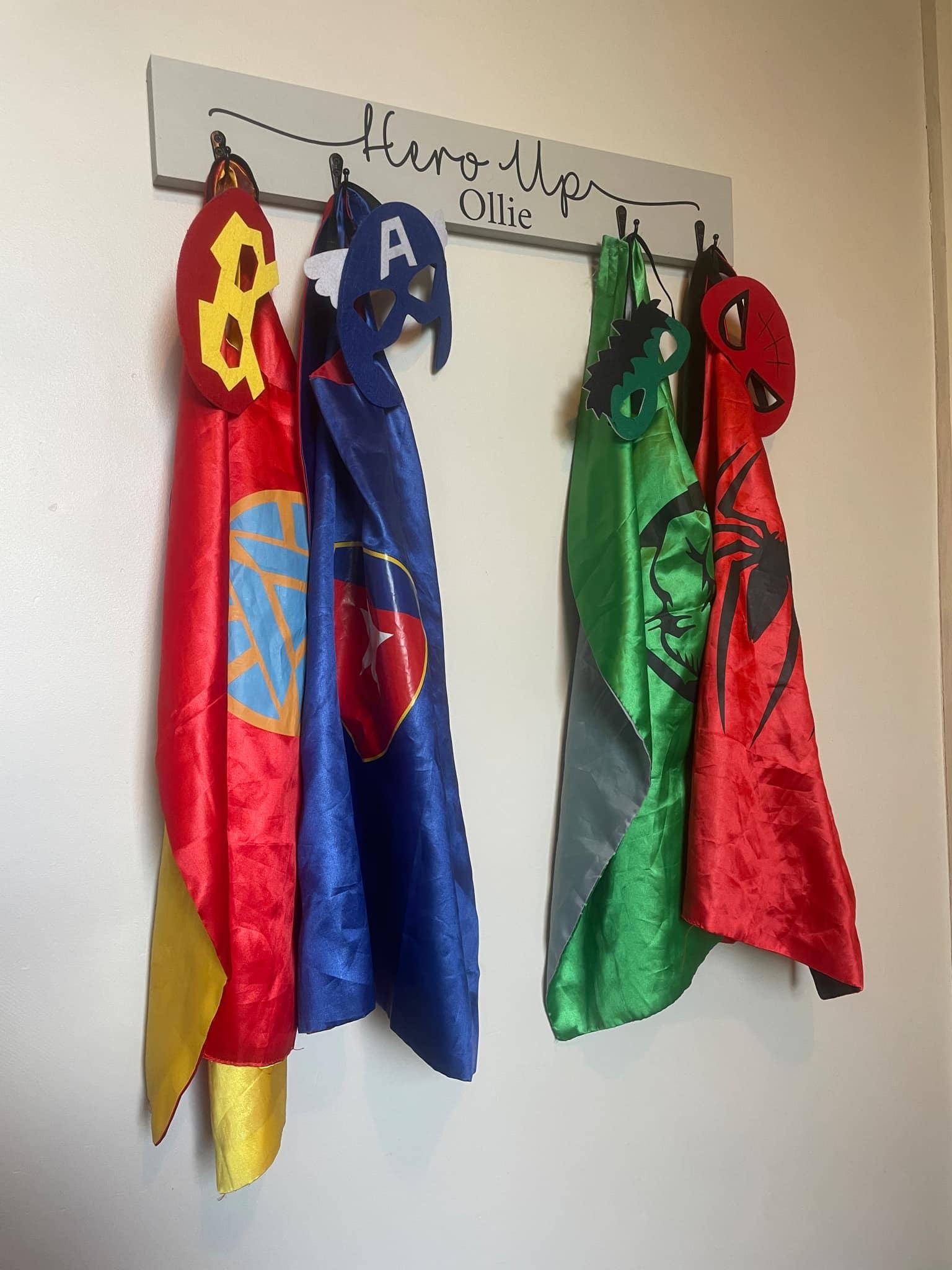 Handmade, Costume Hanger, Role Play, Playroom, Dress Up, Personalised ...