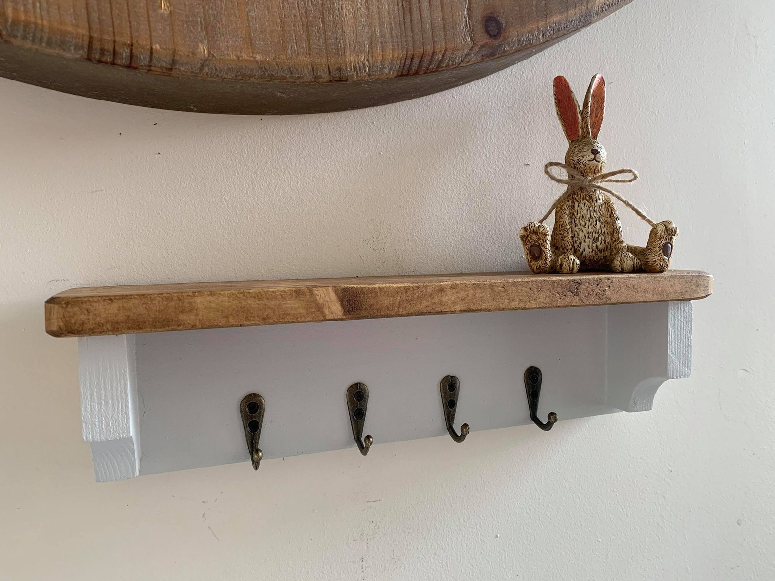 Handmade Rustic Key Holder Key Hook Key Organiser New - Etsy UK