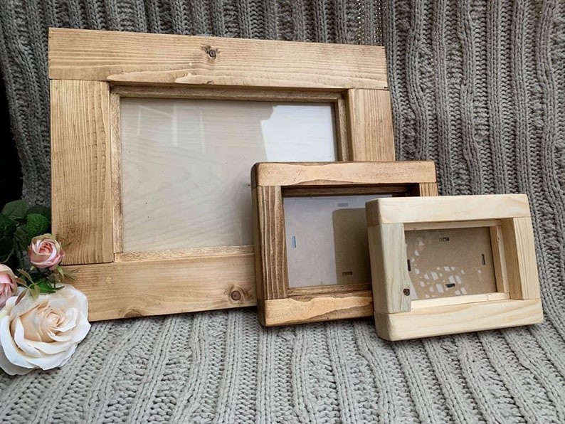 Unique Handmade Chunky Picture Photo Frames Bespoke - Etsy Australia