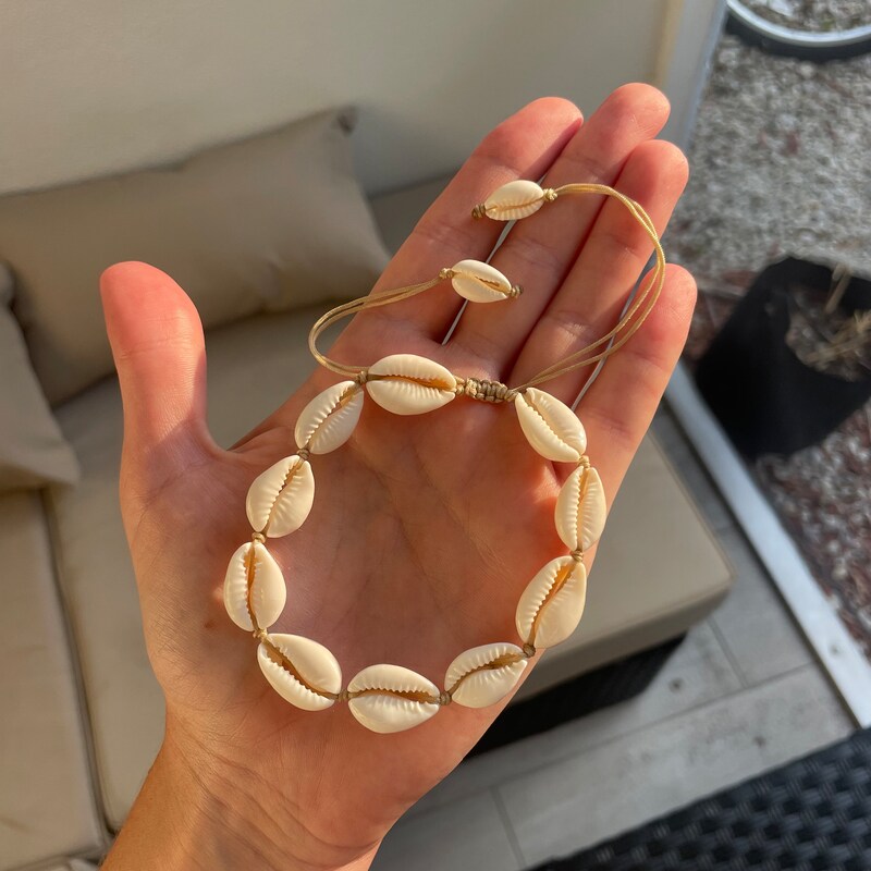 Seashell Anklet - Etsy