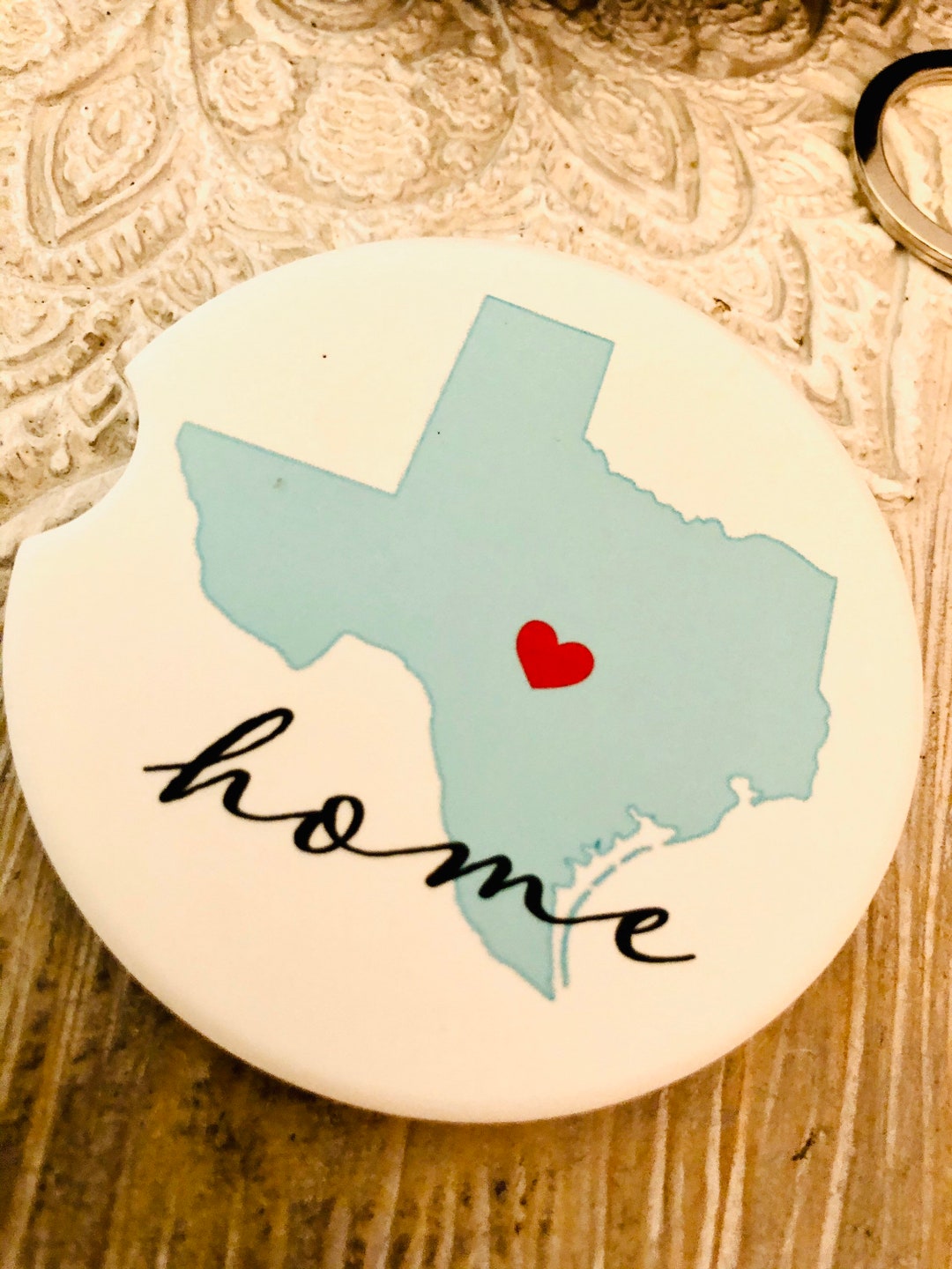Car Coaster Custom Car Coasters Texascar Coaster State Car - Etsy