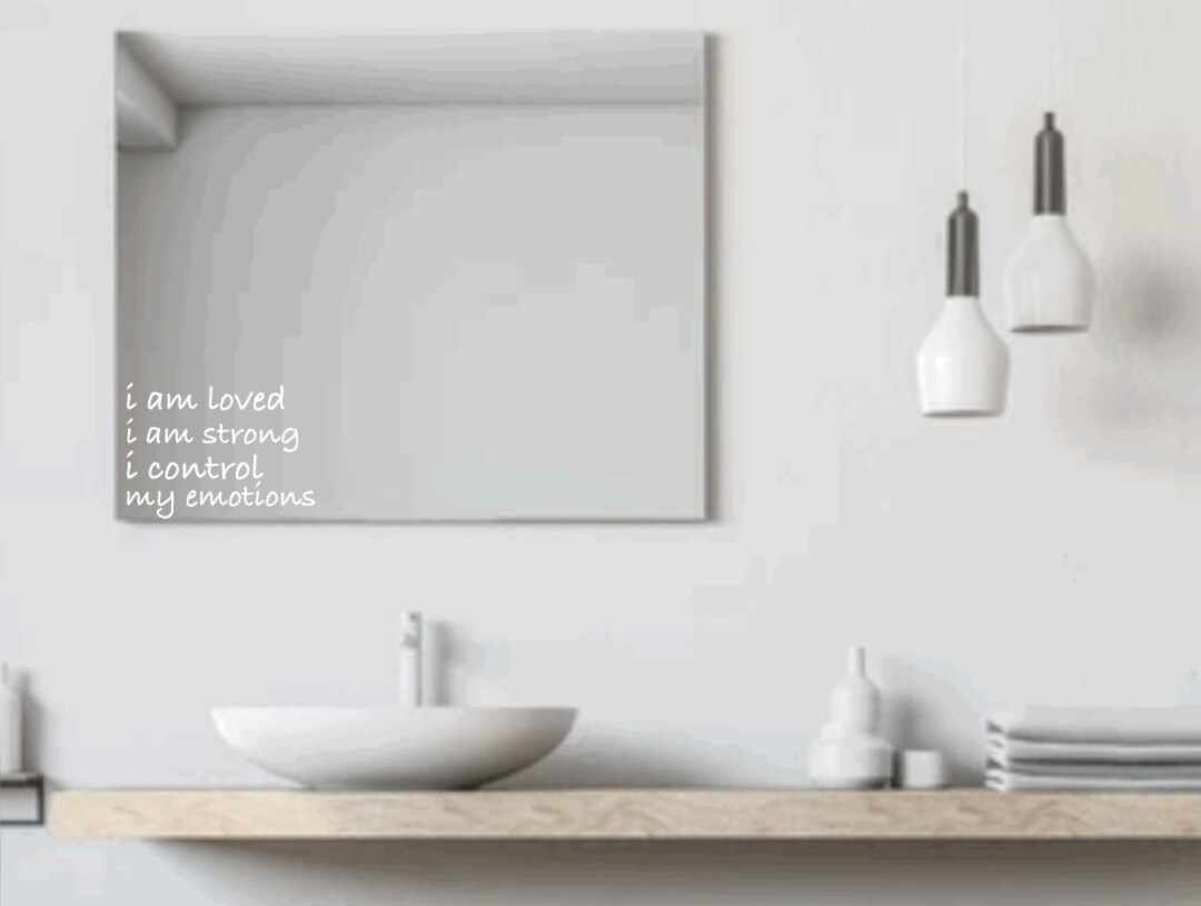 Affirmation Stickers for Mirror, for Kids, for Teens, Positive ...