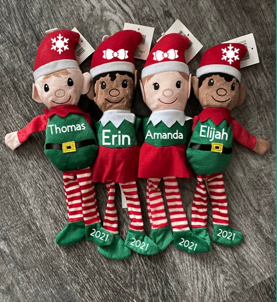 Stuffed Animals & Plushies Toys & Games Toys Elf Custom Name Christmas ...