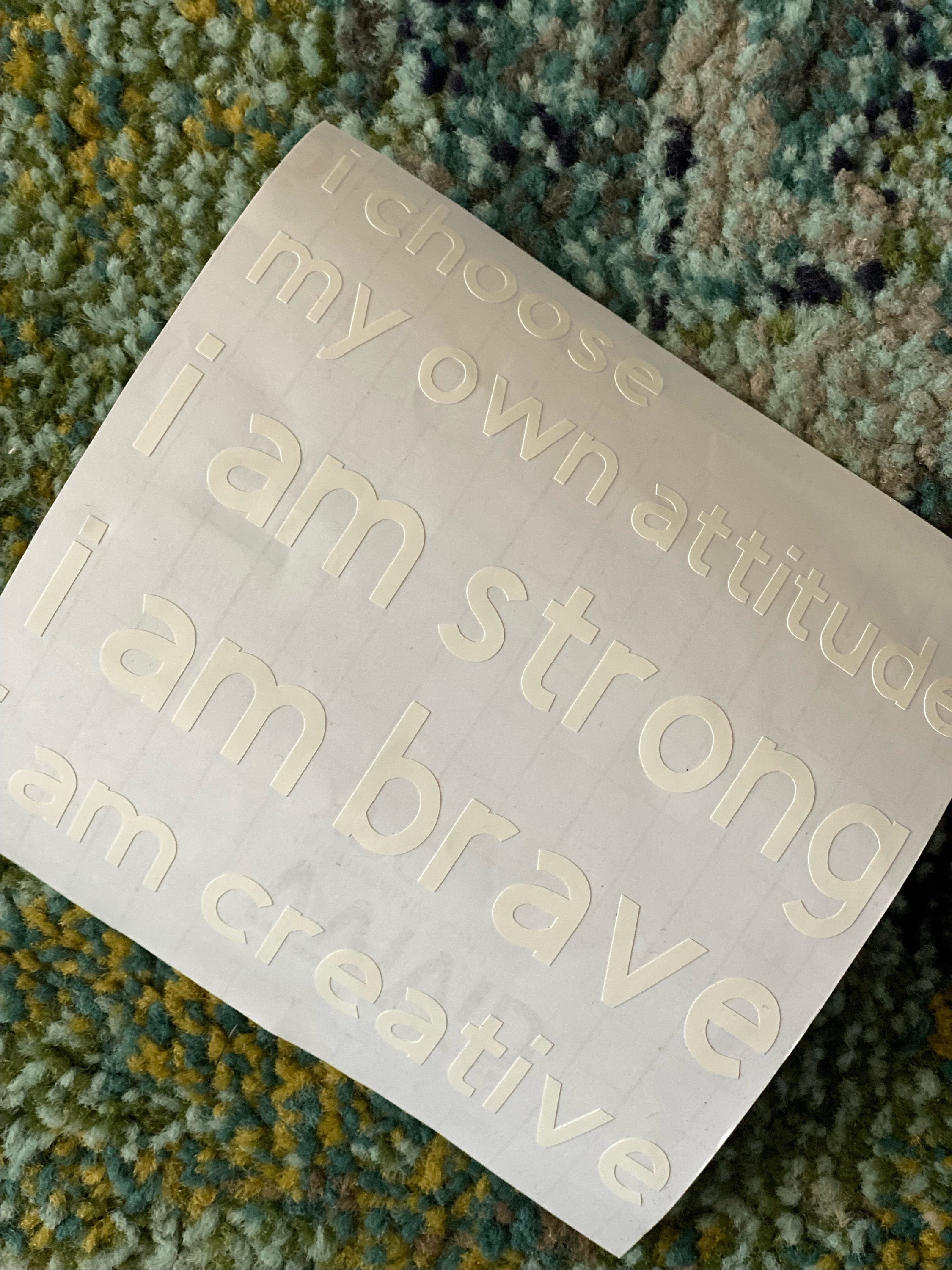 Affirmation Stickers for Mirror, for Kids, for Teens, Positive ...