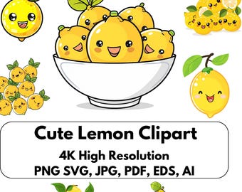 lemon drawing cute