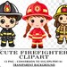 Cute Firefighter Clipart! 12 Kawaii Fire Fighter Clip Art Images ...