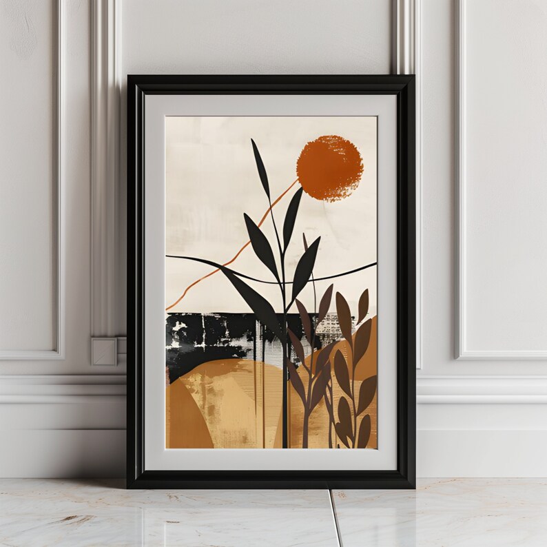 Japandi, Three Piece Set, Minimalist, Abstract Art, Triptych Art, Earthy Colors, Wabi-sabi ...