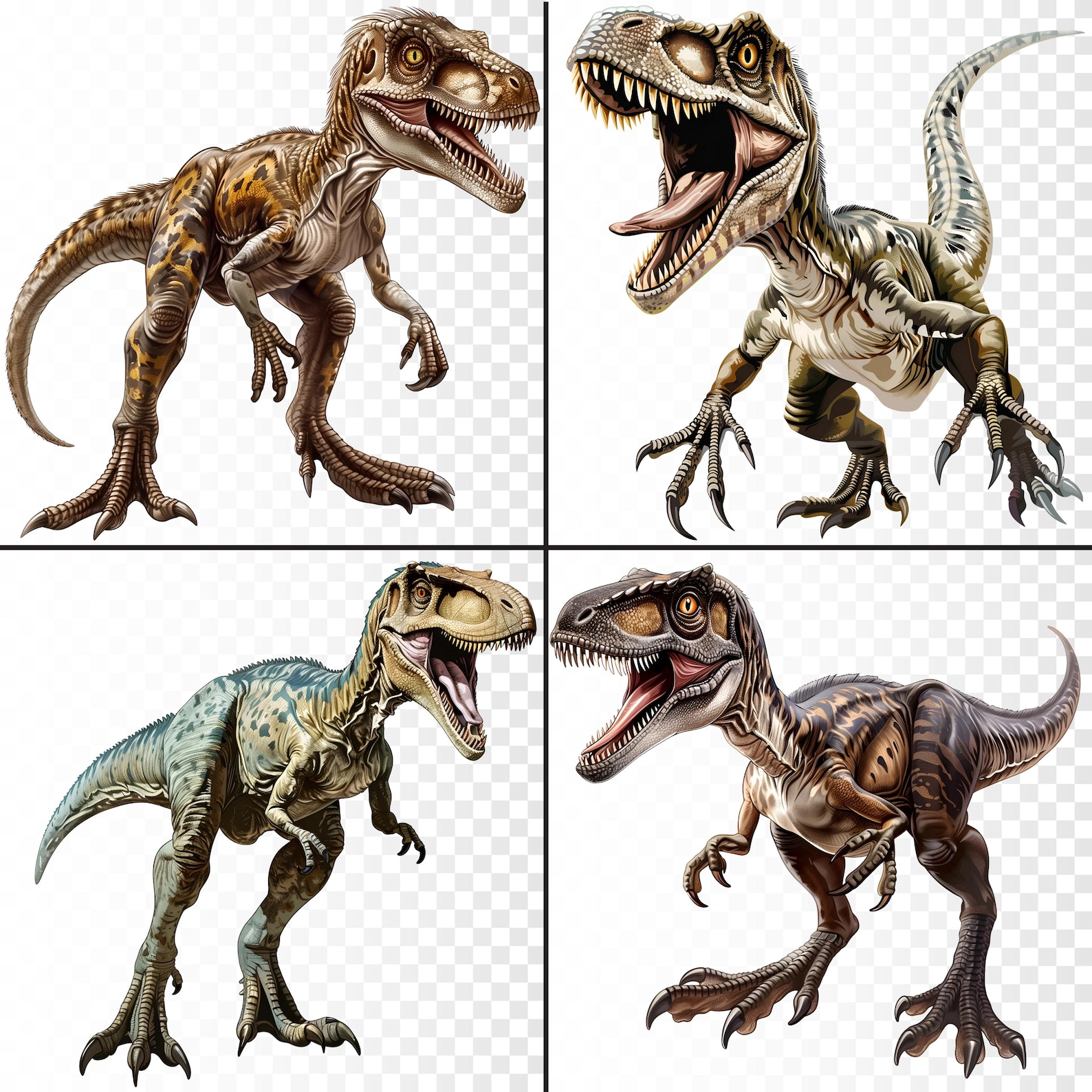 Velociraptor Dinosaur Clipart! 28 Velociraptor PNG Images, Realistic ...