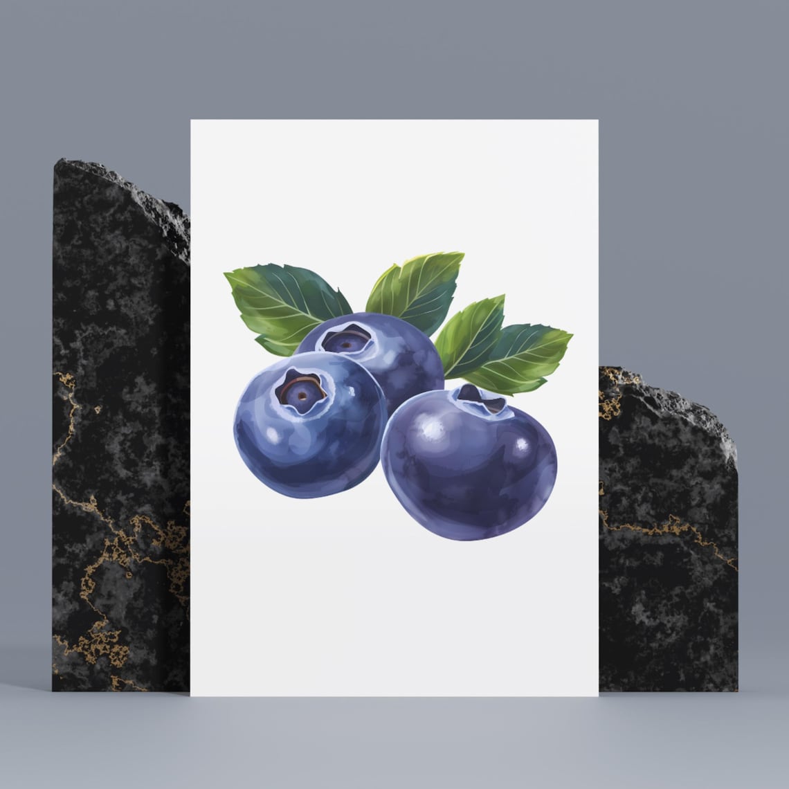 Watercolor Blueberry Clipart! 20 Vector Blueberry Clip Art, Vector ...