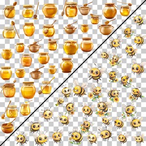 Bees Clipart Bundle! Entire Store Honeybee SVG Bundle! Beehive Clipart ...