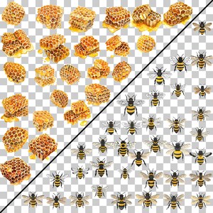 Bees Clipart Bundle! Entire Store Honeybee SVG Bundle! Beehive Clipart ...